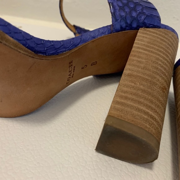Coach | Shoes | Coach Python Sandals Lexey Us5 | Poshmark